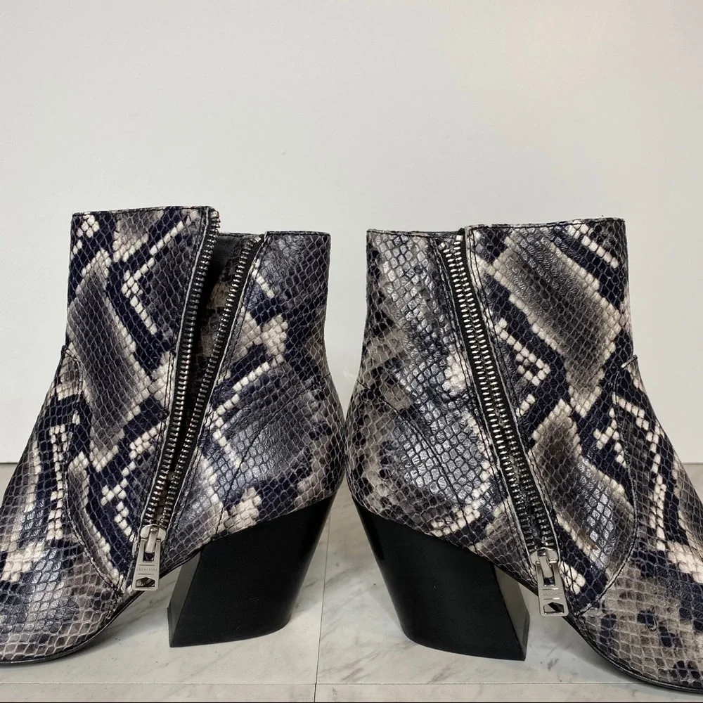 All Saints | Shoes | All Saints Astr Snakeskin Print Black White Gray ...